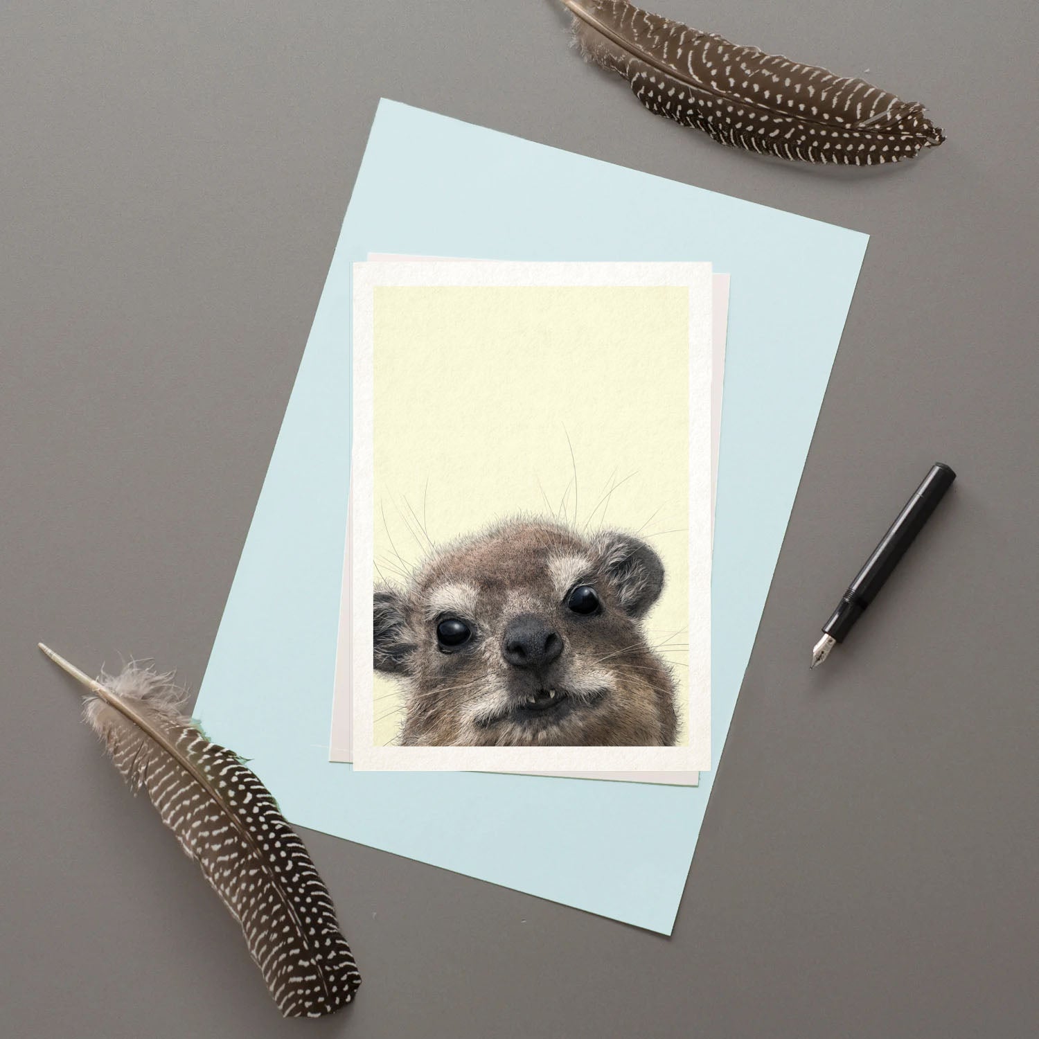 Rock Hyrax - Greeting Card | Hidden Planet – Ben Rothery